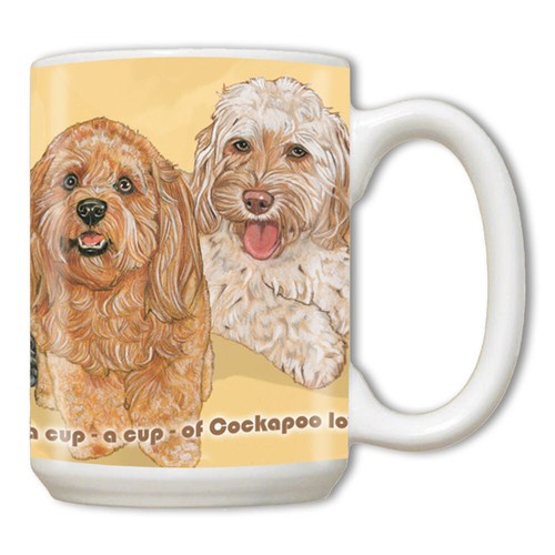 Cockapoo Ceramic Coffee Mug Tea Cup 15 oz | eBay