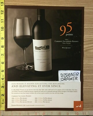 Cabernet Sauvignon Reserve 2006 Wine Print Ad Advertisement: 96 Rating ...