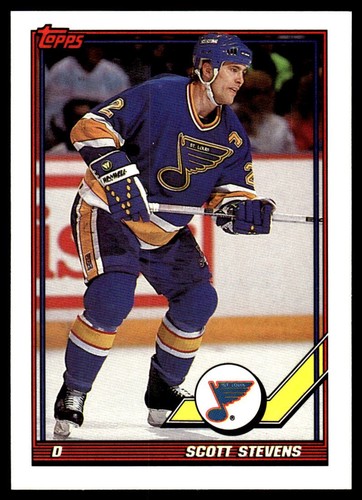 1991-92 Topps #481 Scott Stevens St. Louis Blues HOF | eBay