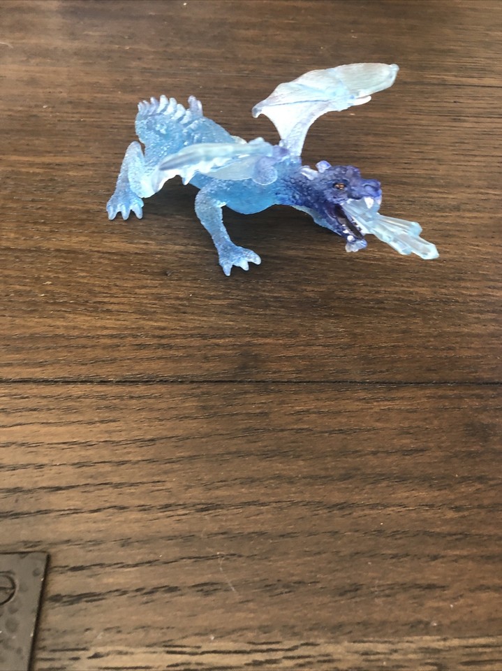 2013 Papo Crystal Blue Ice Dragon Mint Condition Free Shipping | eBay