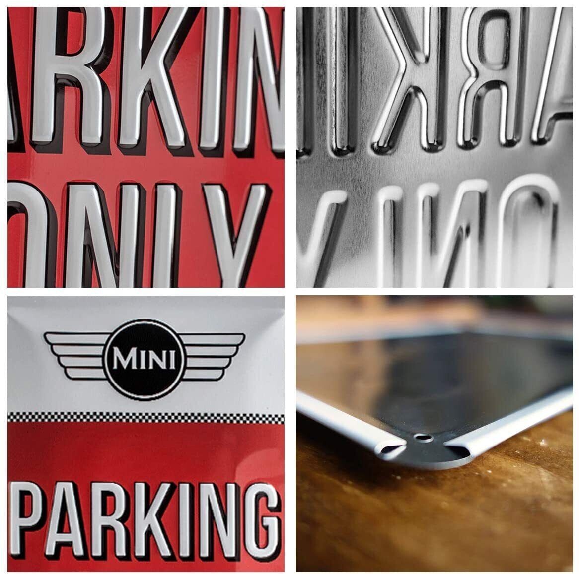 MINI Parking Only Garagen Blechschild Metallschild 20x30cm | eBay.de