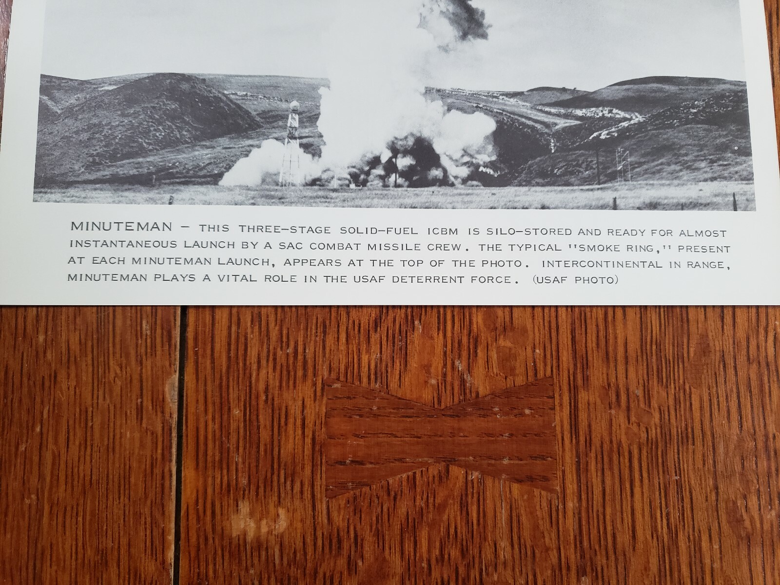 Vtg Lot 2 BW Photo's Minuteman and Titan II USAF Photograph Vandenberg ...