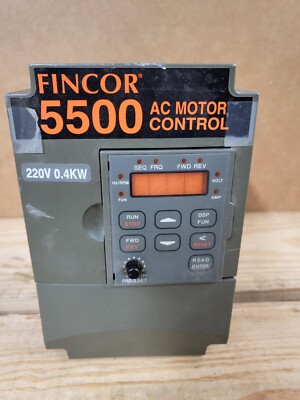 Fincor 5500 Ac Motor Control Model 5501 | eBay