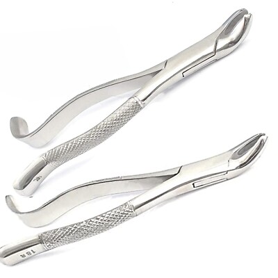 Extracting Forceps #18L & #18R Upper Left & Right Molar Tooth Root ...