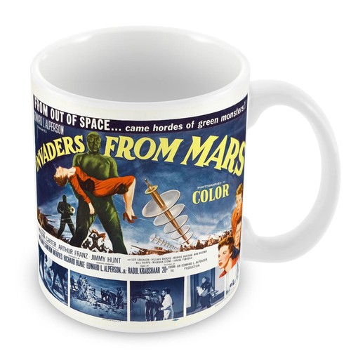Tasse Céramique Mug Invaders From Mars Poster Cinema Retro Poster de ...