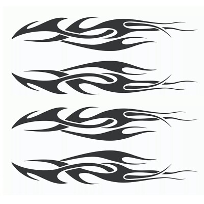 Tribal Flame Decal Tribal Vinyl Sticker Hot Rod Car Truck Motorcycle ...