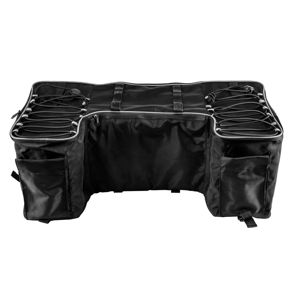 ATV Part Rear Rack Back Seat Storage Pack Luggage Bag Cushion Pad ...