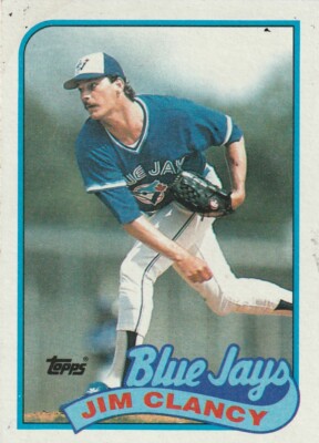 FREE SHIPPING-MINT-1989 Topps Jim Clancy #219 BLUE JAYS PLUS BONUS ...