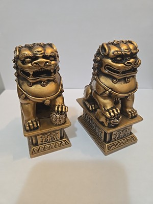 Pair of Foo Dogs,Fu Dogs,Buddha Dogs,Chinese Guardian Lions,Stone ...