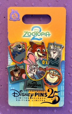 Disney Zootopia 2 Cast Pin – Limited Release Judy Hopps, Nick Wilde ...