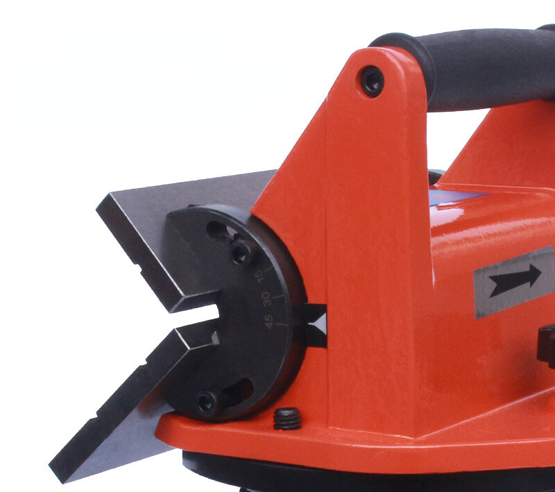 750W Small Portable Chamfering Machine 15-45° Portable Manual Chamferer ...