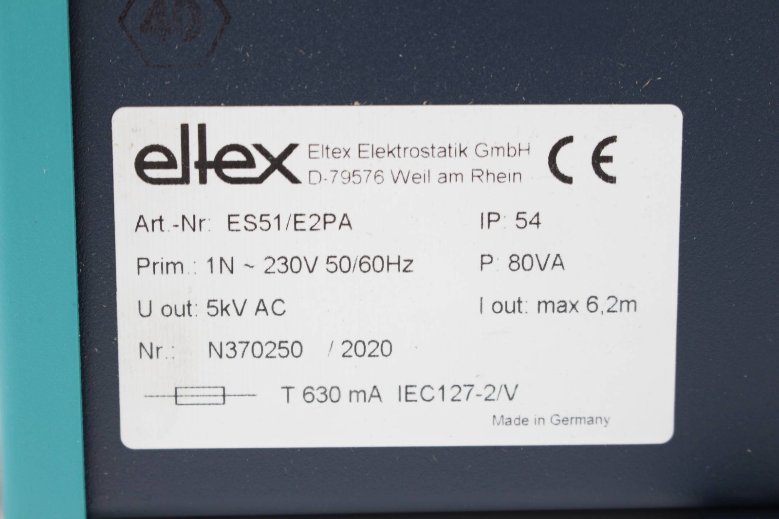 Eltex ES51 Hochspannungswandler 5 kV AC ES51/E2PA | eBay