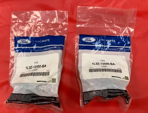 NEW OEM Ford Rear Bumper License Plate Lamp Lights Set 1L3Z-13550-BA ...