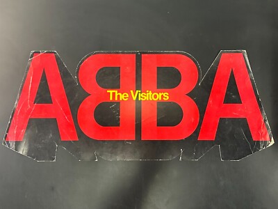 ABBA - The Visitors - Vintage Record Store Promo Cutout / Mobile (1981 ...