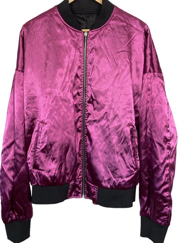 Vtg Origin of Zero reversible Satin Jacket size L | eBay
