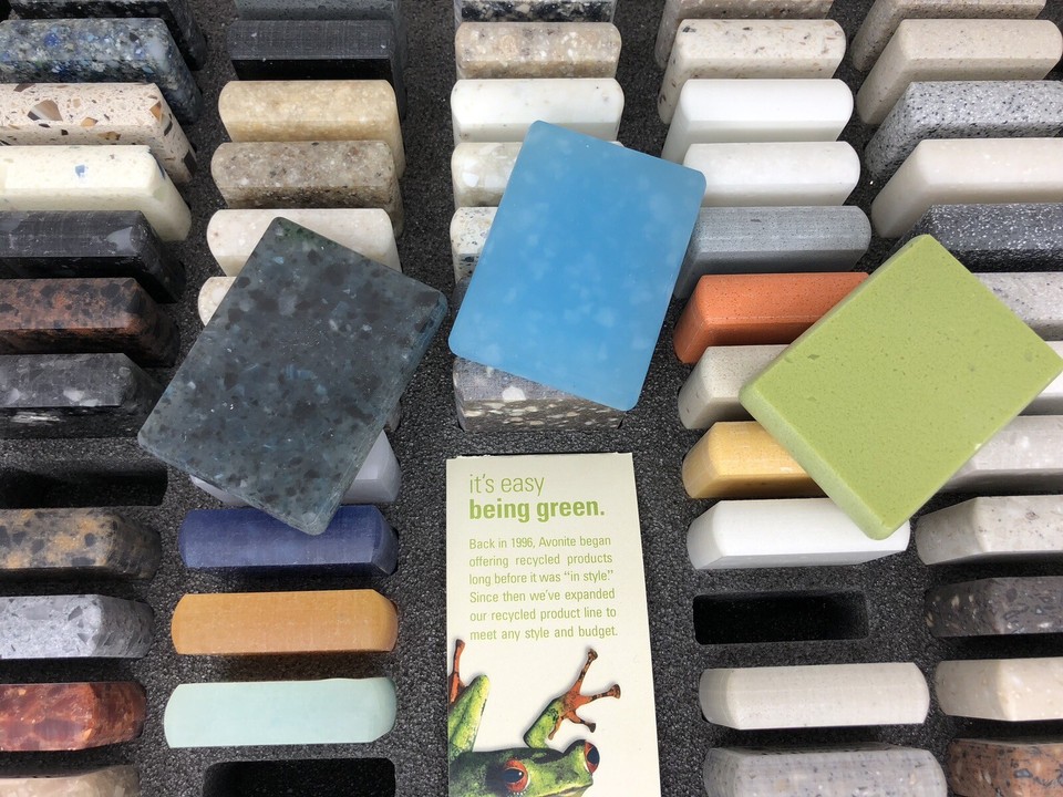 Avonite Foundations 86 Solid Surface Samples Case 2013 Arts & Craft ...