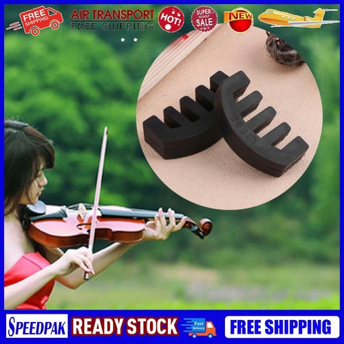 5pcs Fiddle Silencer Professional 5-Prong Rubber for 4/4-3/4 Violins ...