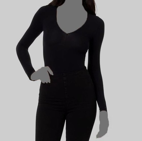 Commando Women's Black The Ballet Center Seam Bodysuit One Size | eBay