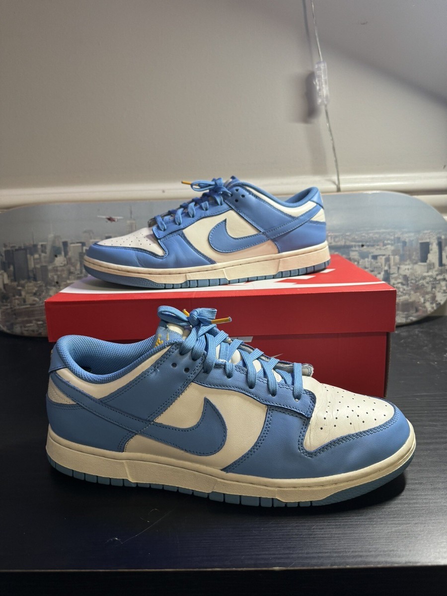 Nike Dunk Low Coast 2021 Size 12W/ 10.5M Blue White Yellow Nike Dunk Low Coast 2021 Size 12W/ 10.5M Blue White Yellow