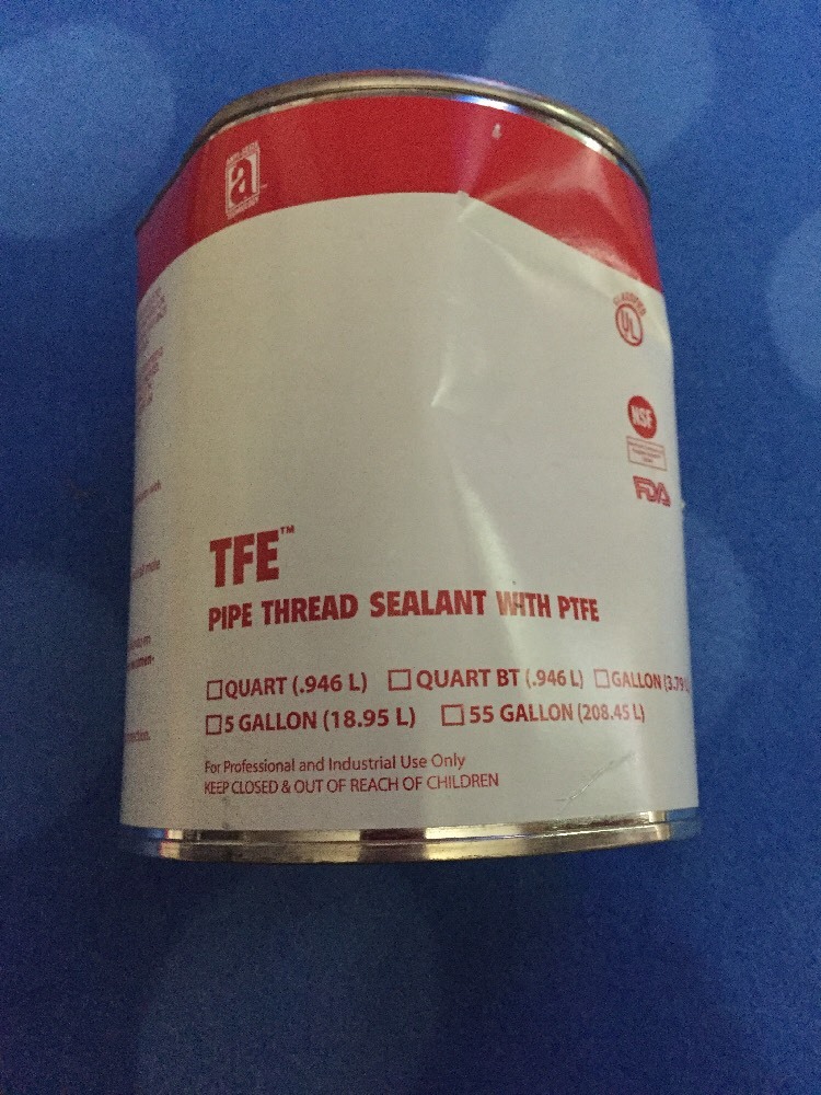 TFE 14025 Pipe Thread Sealant with PTFE, 1 quart, New! | eBay