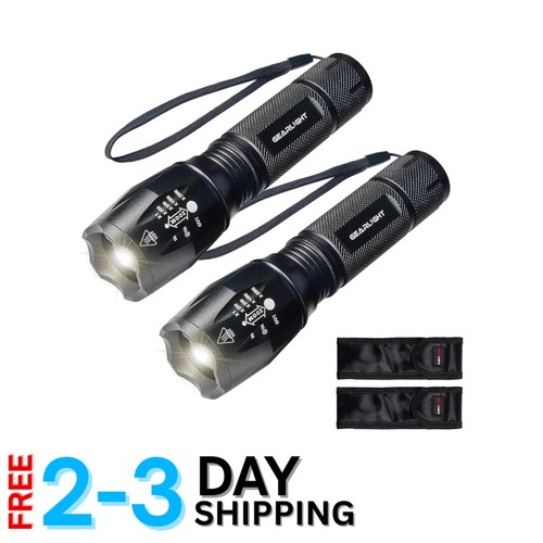 Compact Tactical Flashlights - 1040 Lumens, Zoomable & Water-Resistant ...