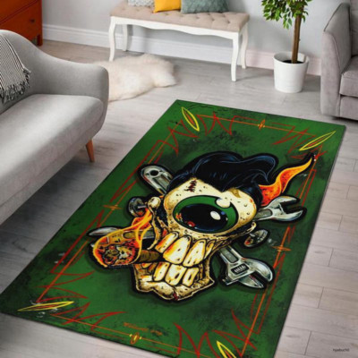 Eyeball Rat Fink Hot Rod Doormat, Funny Carpet Rug For Living Room ...