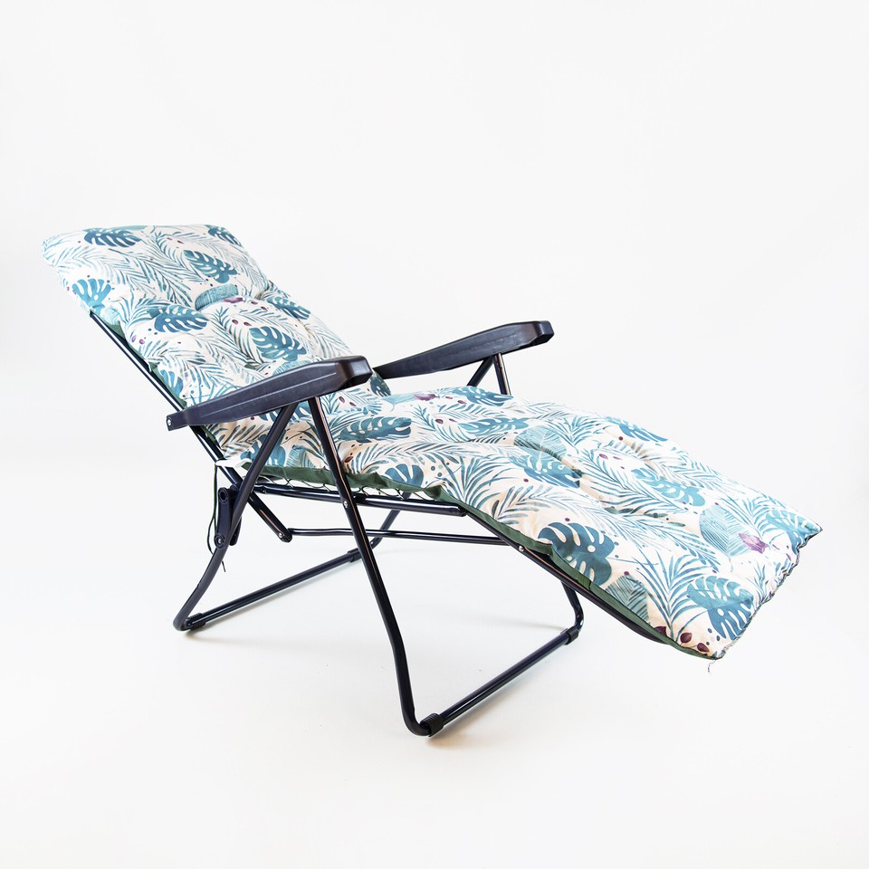 RECLINING SUNLOUNGER ZERO GRAVITY ROCKER FOLDING CHAIR SUN BED SUN ...