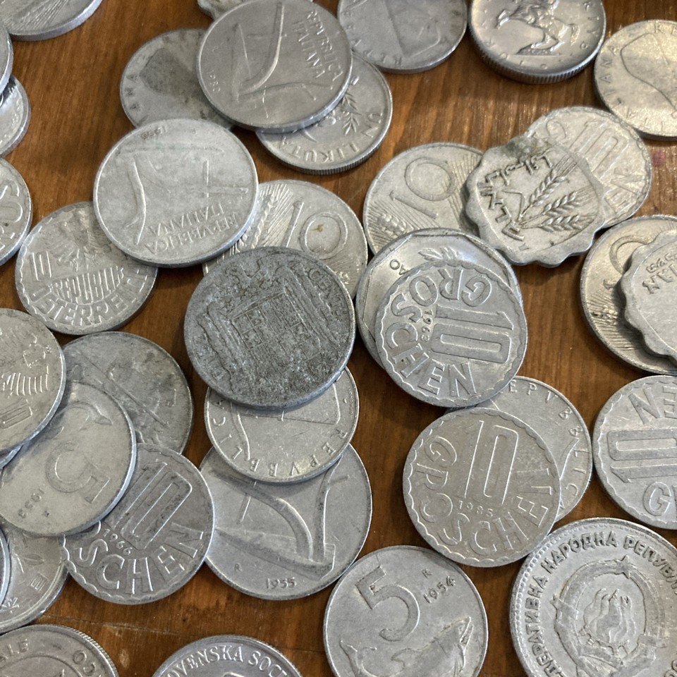 Large job lot of about 180 Aluminium coins | eBay UK