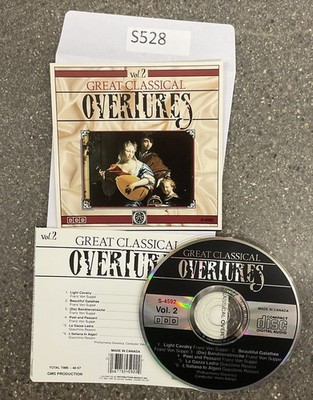 Great Classical Overtures Vol. 2 by Various Artists CD, 1992 No Case # ...