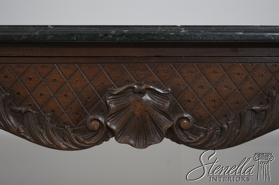 71081: French Louis XV Style Marble Top Console Table Server | eBay