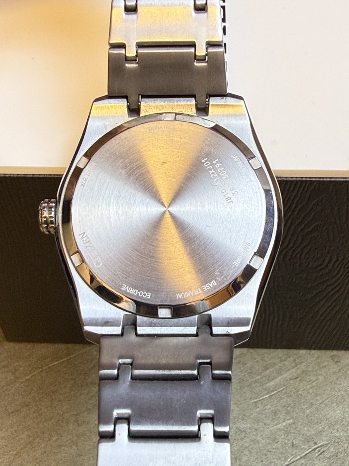 Citizen Eco-Drive Titanium Men's Quartz Watch - AW1248-80E | eBay