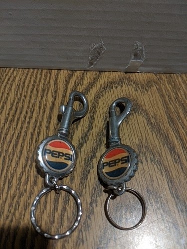 Vintage 2 Pepsi Key Ring with Bottle opener | eBay