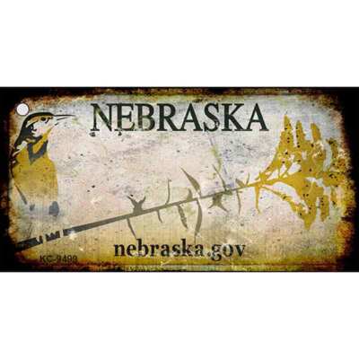Nebraska Rusty Novelty Aluminum Key Chain KC-9499 | eBay