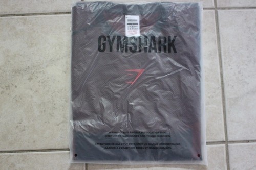 Gymshark Onyx 5.0 Seamless Tank - Black/Carmine Red SIZE LARGE L ...