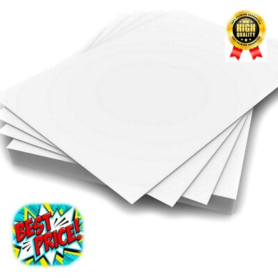 A5 A4 A3 A2 White Card Stock Sheets Thin Cards Blanks Paper Plain ...