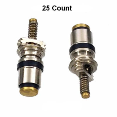 (25 Count) A/C Schrader Valve Core Fits Ford GM Volvo MT0301 6849305 ...