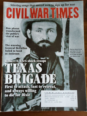 Civil War Times Magazine September 2007 Texas Brigade Antietam Civil ...