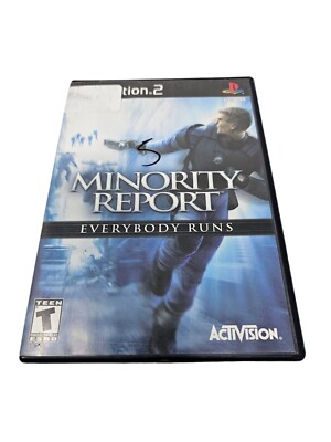 Minority Report Everybody Runs Sony PlayStation 2 PS2 Complete CIB ...