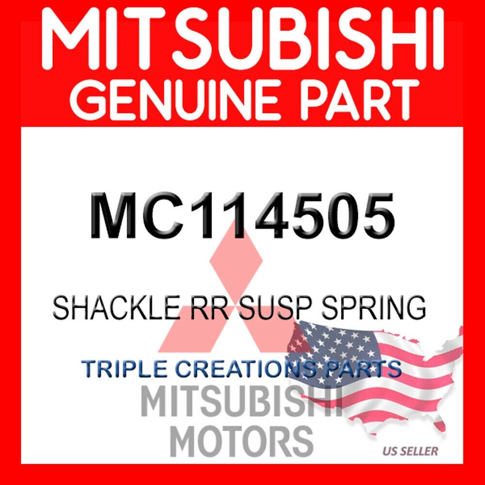 Genuine OEM Mitsubishi MC114505 Shackle RR Susp Spring for sale online ...