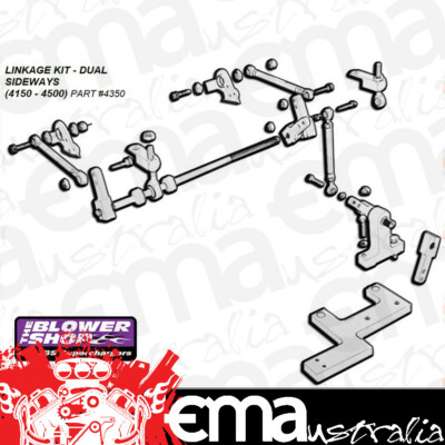The Blower Shop B4350 Dual Carb Linkage Kit suit 4150 & 4500 ...
