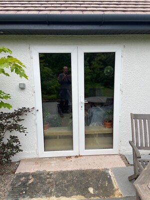 French Doors External Patio Doors White UPVC - Used | eBay UK