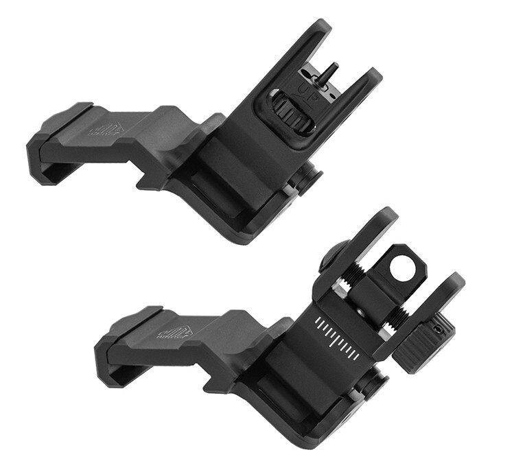 UTG Flip-up BUIS Sight Set Folding Iron Sights Picatinny Mount | eBay