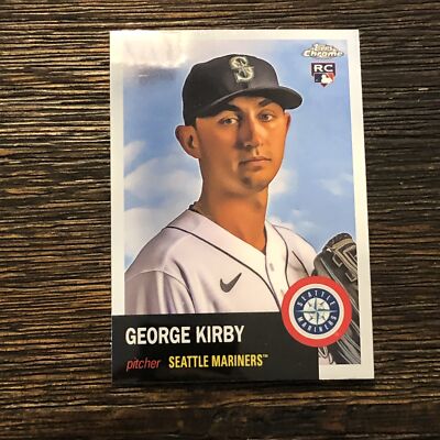 George Kirby Card 2022 Topps Chrome Platinum Anniversary #460 Seattle ...