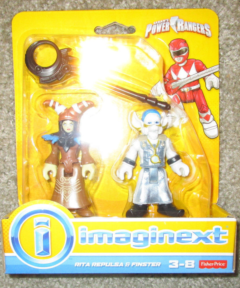 Imaginext POWER RANGERS RITA REPULSA FINSTER 2 PACK FIGURE MMPR | eBay