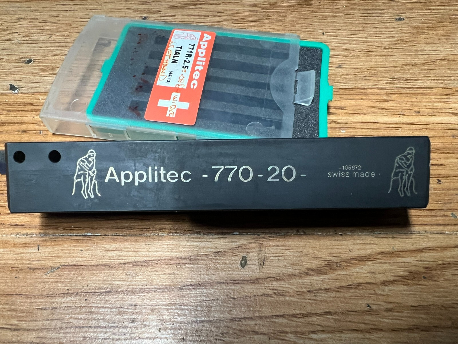 APPLITEC TOP-LINE HOLER # 770-20 + INSERTS # 771R-2.5 | eBay