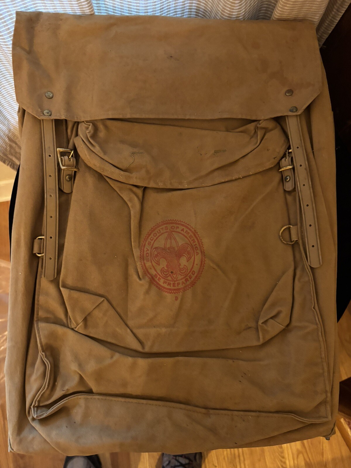 Vintage Boy Scouts of America Canvas Backpack No 1329 Deluxe Yucca ...