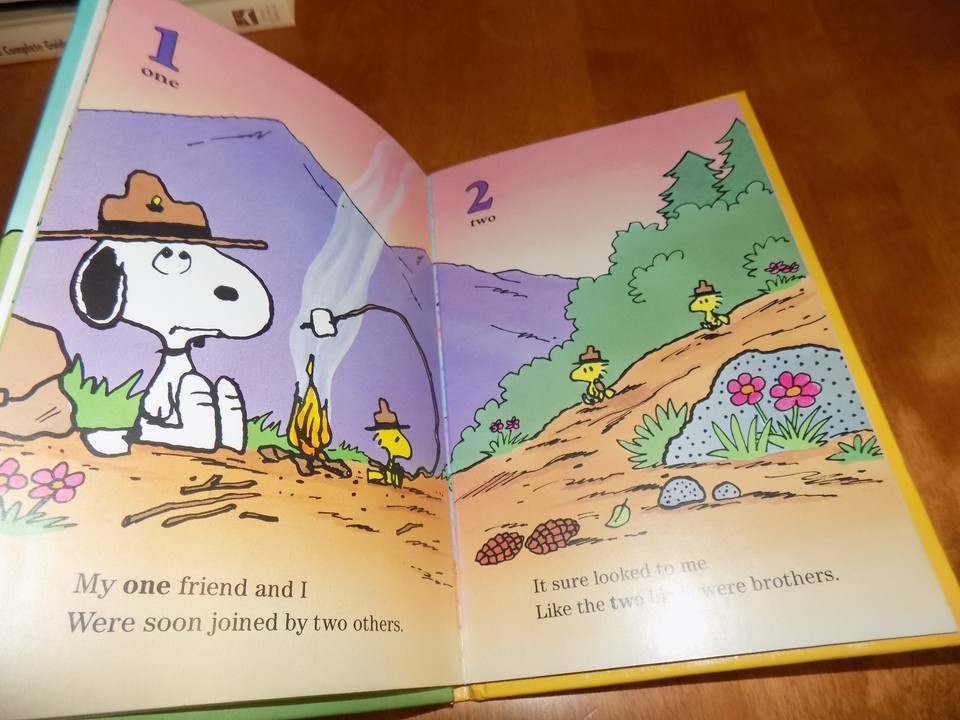 SNOOPY'S 1,2,3 A Golden Book Snoop And Friends Peanuts Beginner Classic ...