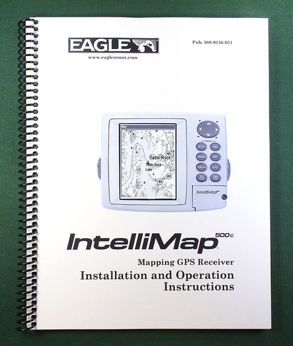 Eagle IntelliMap 500c Instruction Manual: 140 Pages & Protective Covers ...