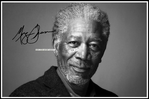 Morgan Freeman, Autographed, Cotton Canvas Image. Limited Edition (MF ...