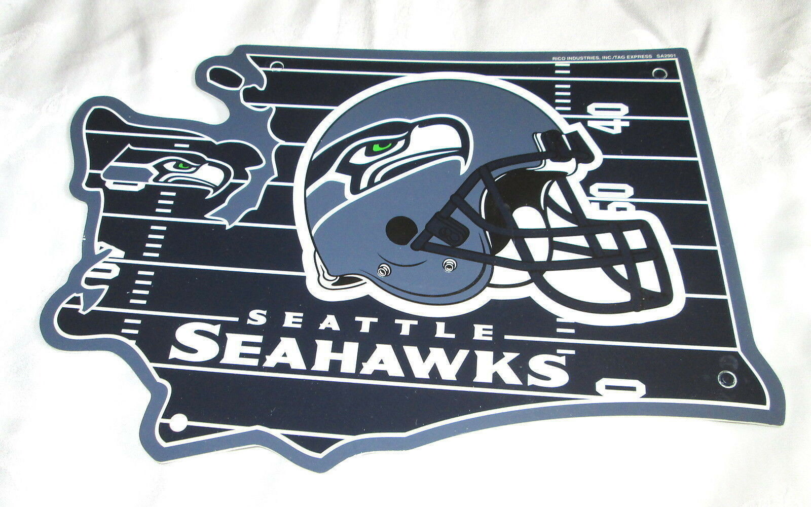 SEATTLE SEAHAWKS - WASHINGTON STATE SHAPED SIGN #01 - NEW | eBay